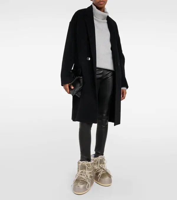 Moon Boot Icon Low Glance Satin Snow Boots - Gold