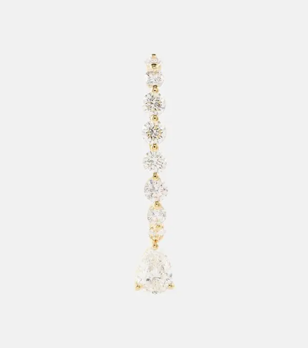 ANITA KO 18kt Single Earring With Diamonds - Gold