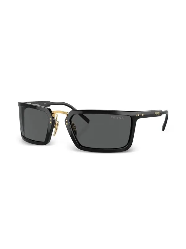 Prada Logo Wraparound Sunglasses