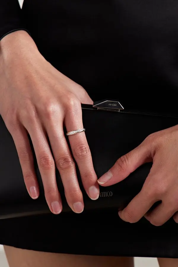 STONE AND STRAND Twist 10-karat Diamond Ring