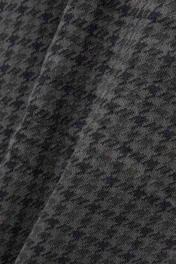 Balenciaga Oversized Houndstooth Cotton-blend Coat