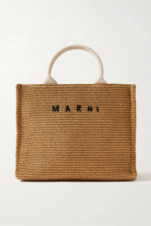 Marni Basket Small Tote - Neutrals