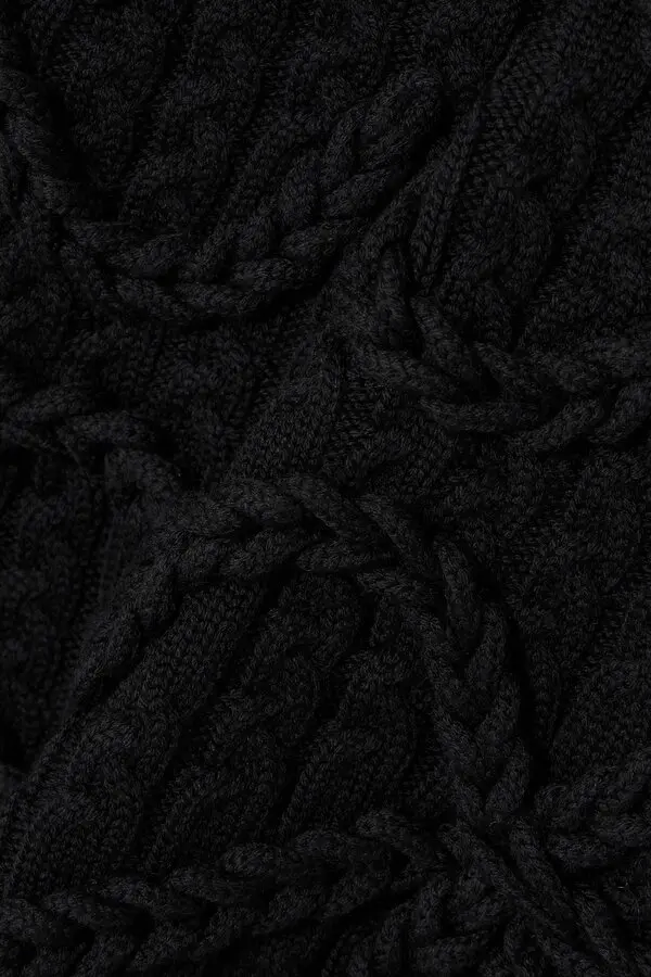 Loewe Anagram Cable-knit Wool Vest