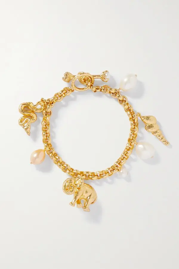 Pacharee Spirit Animal -plated Charm Bracelet - Gold