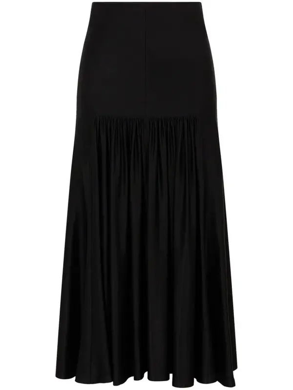 Rabanne Button-embellished Draped Skirt