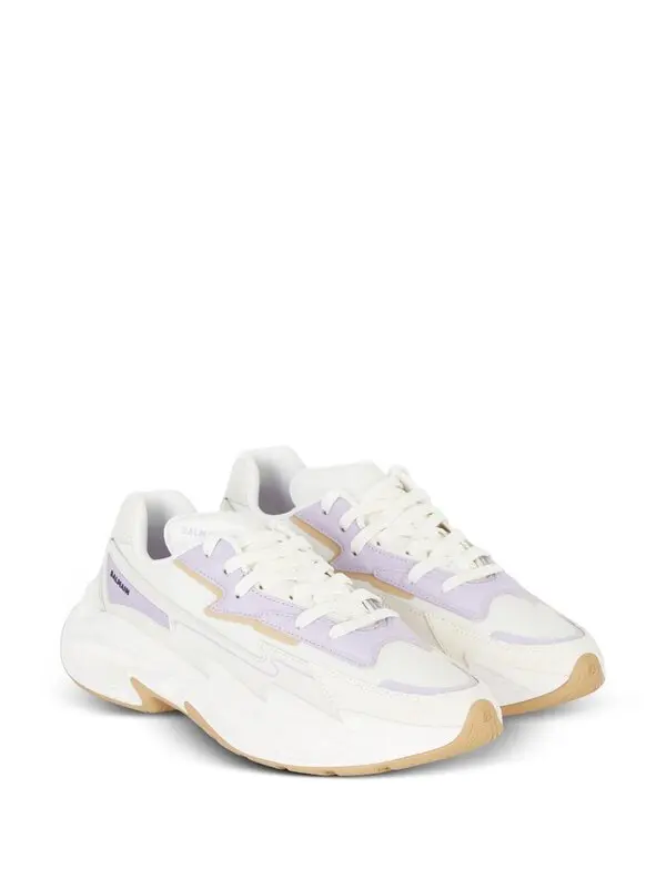 Balmain B-dr4g0n Panelled Lace-up Sneakers - Neutrals