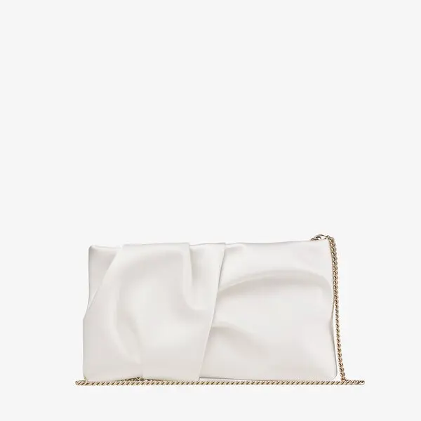 JIMMY CHOO Bonny Satin Clutch