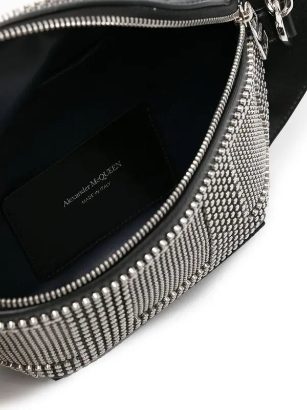 Alexander McQueen Stud-embellished Messenger Bag