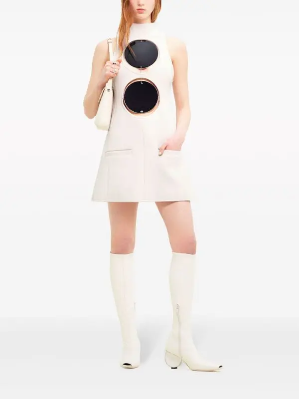 COURREGES Cut-out Sleeveless Minidress