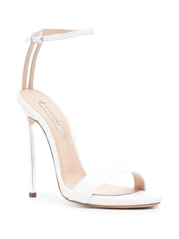 Casadei Blade Marta 125mm Leather Sandals