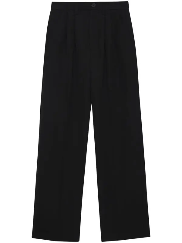 ANINE BING Carrie Wide-leg Wool Trousers