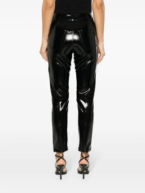 PARLOR Faux-leather Trousers