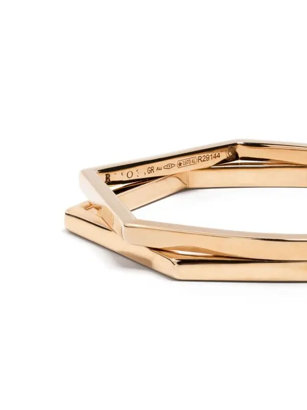 REPOSSI 18kt Rose Gold Antifer Hoop Earring