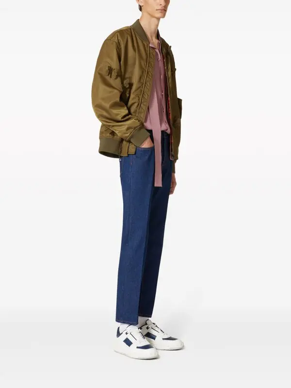 Valentino Garavani Maison Tailoring Denim Pants - Blue
