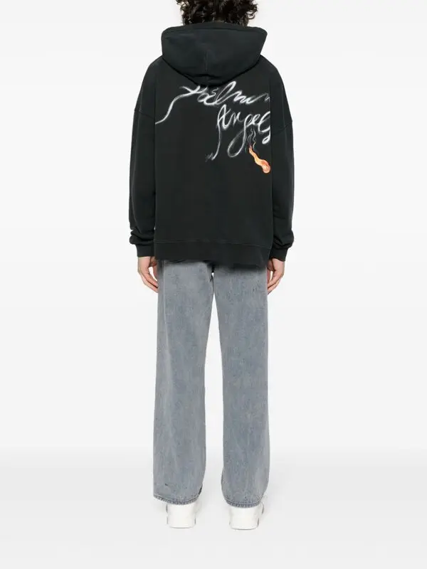 Palm Angels Foggy Logo-print Hoodie