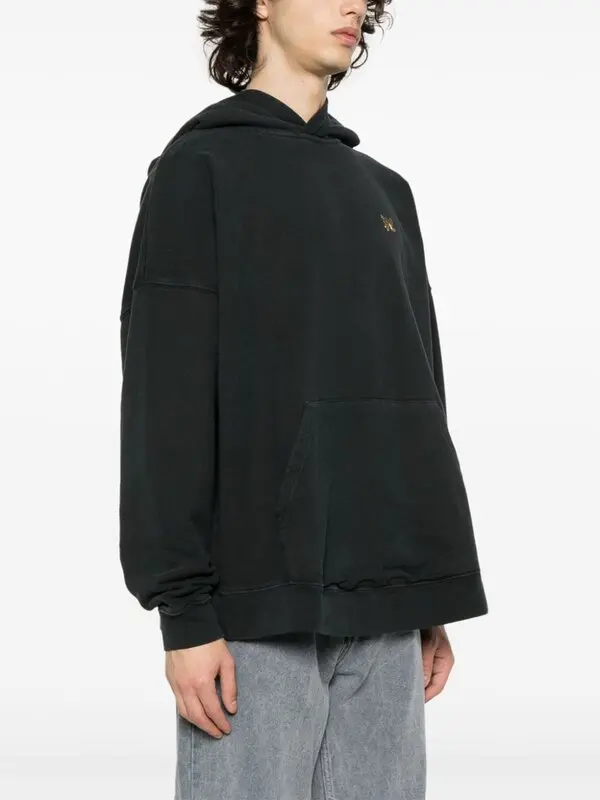 Palm Angels Foggy Logo-print Hoodie