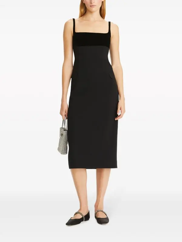 Tory Burch Crepe Slip Midi Dress