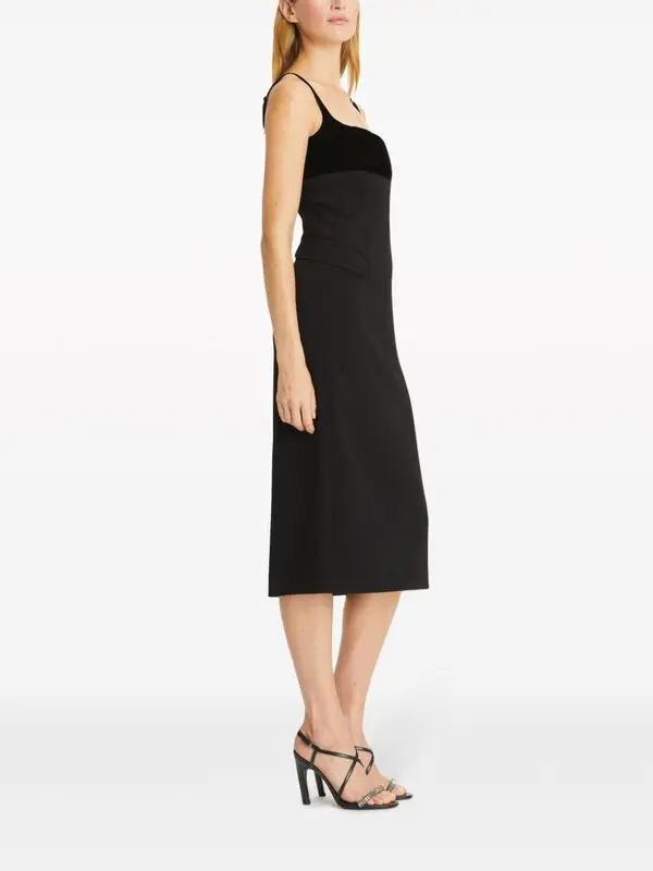 Tory Burch Crepe Slip Midi Dress