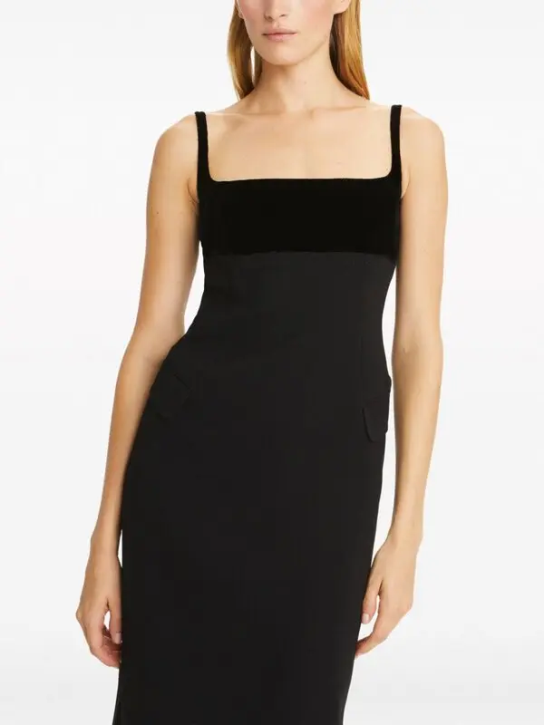Tory Burch Crepe Slip Midi Dress