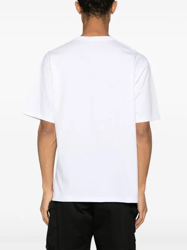 DIESEL® Logo-embroidered Cotton T-shirt