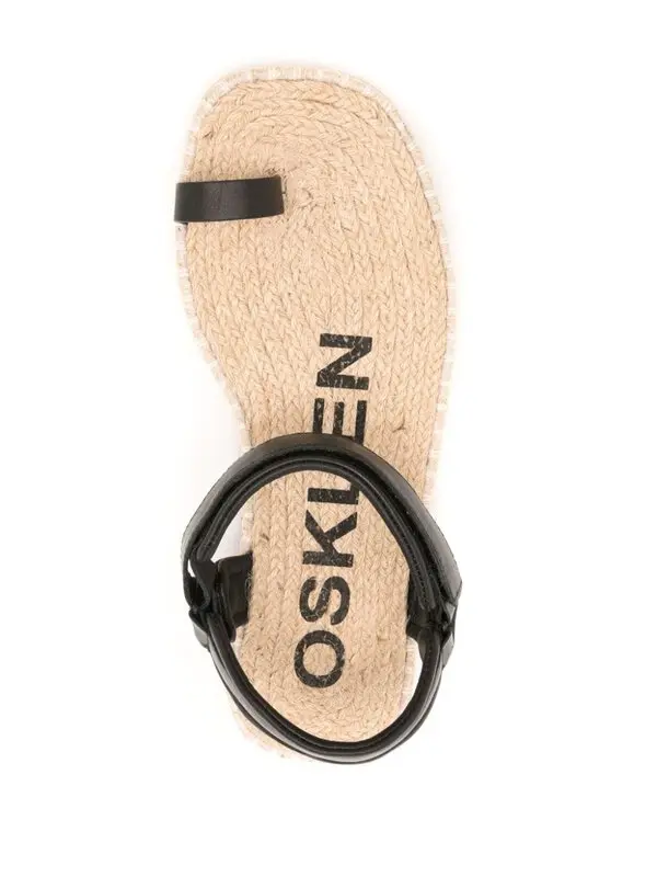 OSKLEN Touch-strap Leather Sandals