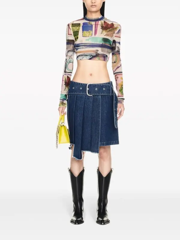 Off-White X-ray Cropped Top