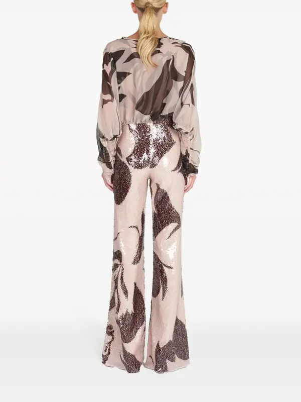 Silvia Tcherassi Avellino Sequin-embellished Trousers