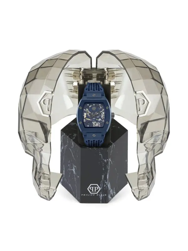 Philipp Plein The $kull Ecoceramic 44mm Strap Watch