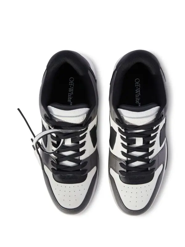 Off-White Out Of Office Leather Sneakers - Grey