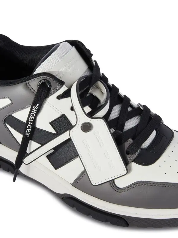 Off-White Out Of Office Leather Sneakers - Grey