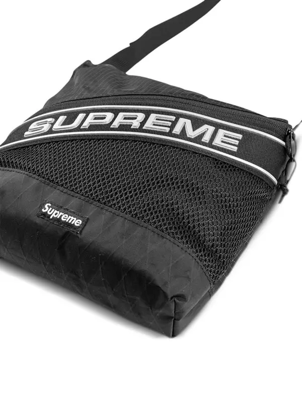 Supreme Logo Shoulder Bag - Black