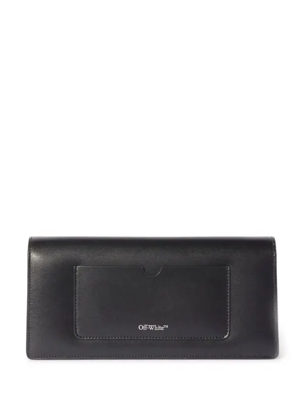 Off-White Jitney 1.0 Leather Shoulder Bag - Black
