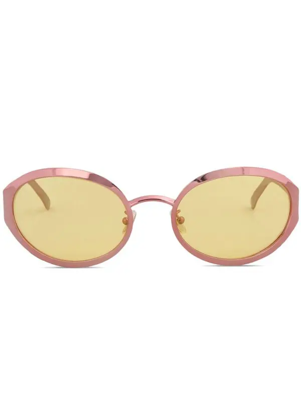 Marni To-sua Oval-frame Sunglasses - Pink