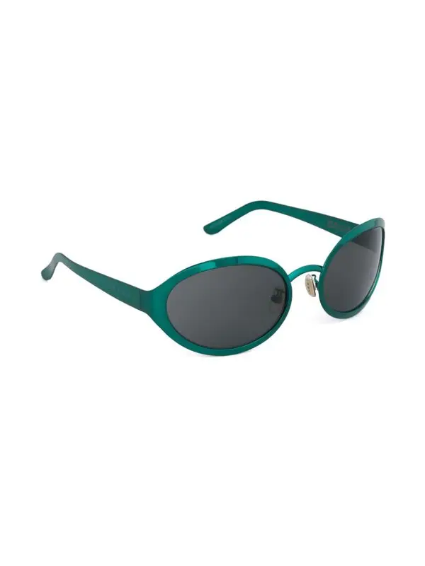 Marni Oval-frame Sunglasses - Green