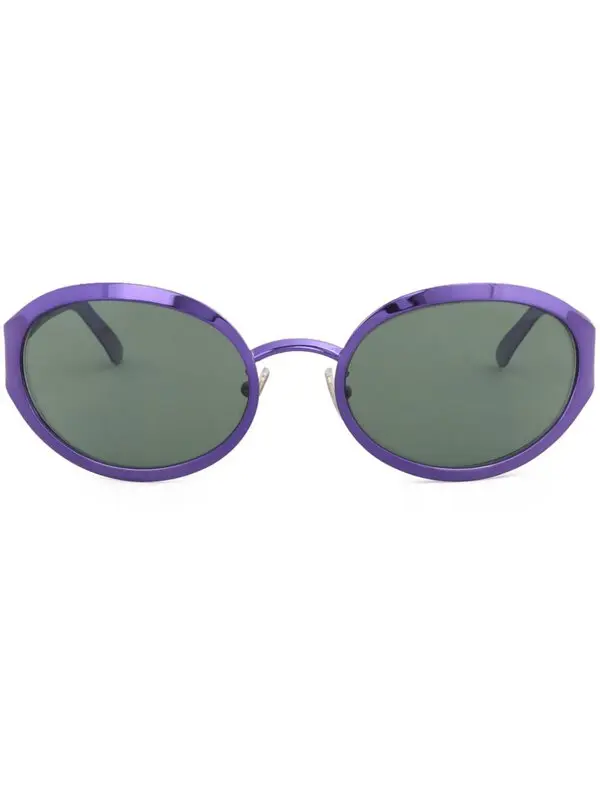 Marni Oval-frame Sunglasses - Purple
