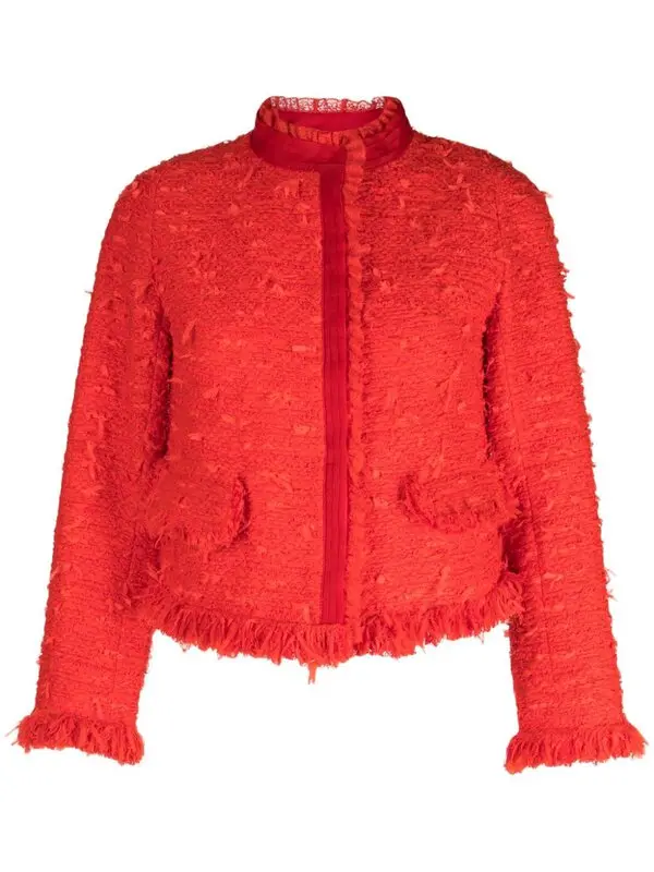 Shiatzy Chen Tweed Jacket - Red