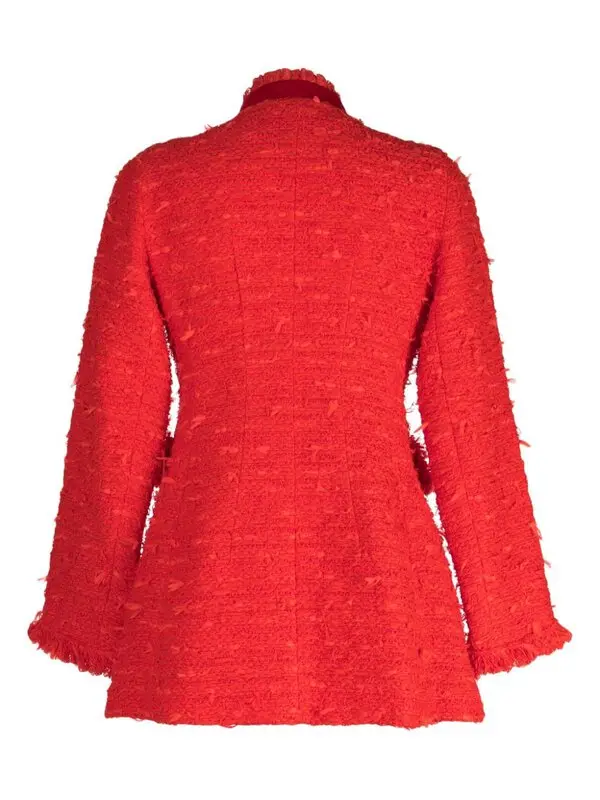 Shiatzy Chen Tweed Jacket - Red