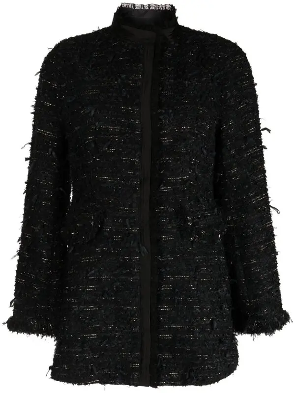 Shiatzy Chen Tweed Jacket - Black