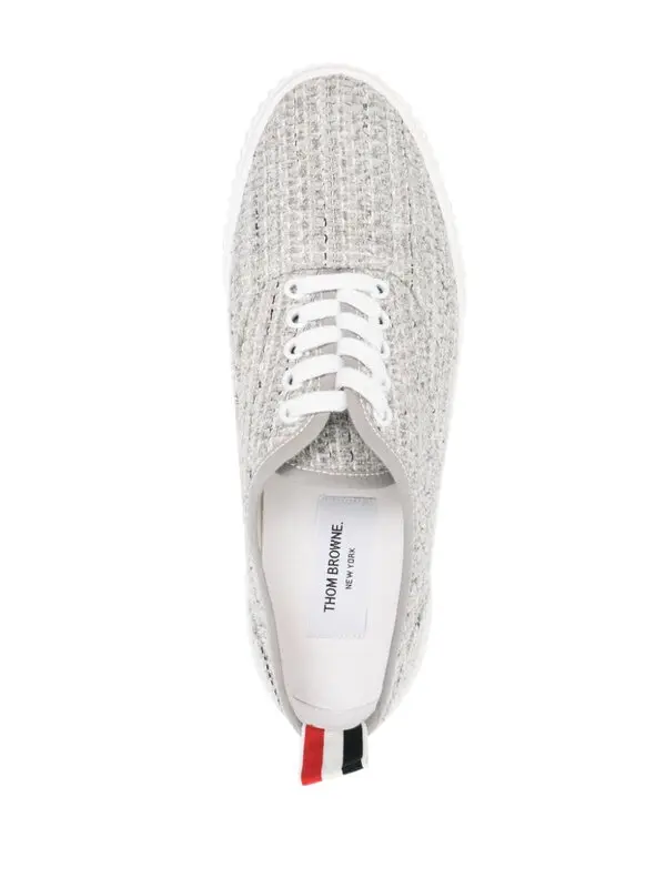 Thom Browne Heritage Tweed Sneakers - Grey