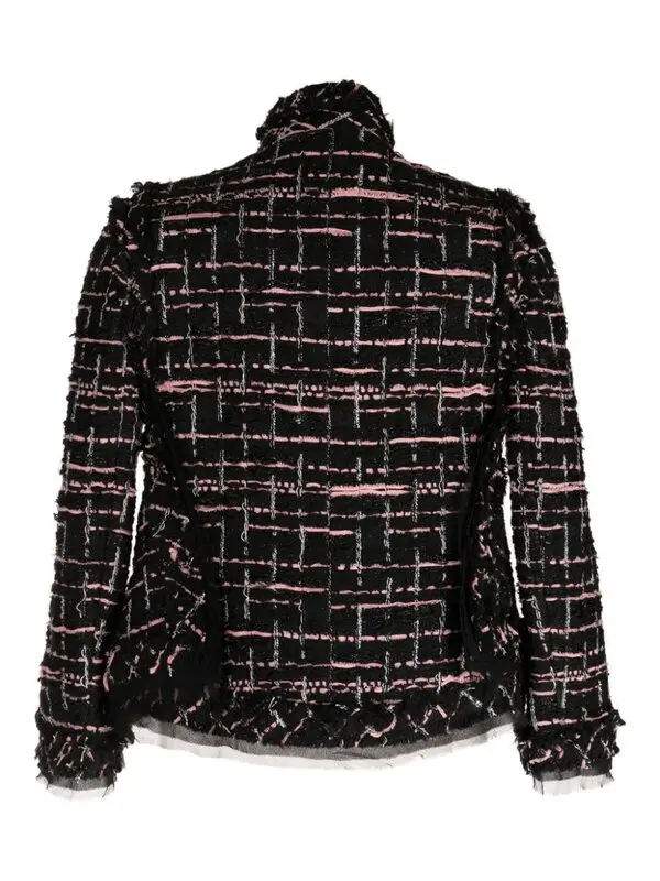 Shiatzy Chen Tweed High-neck Jacket