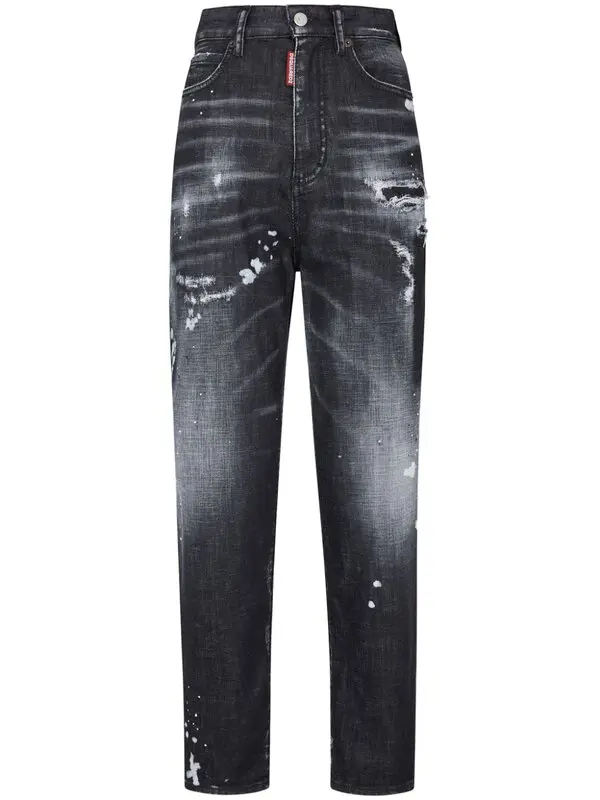 Dsquared2 High-rise Straight-leg Jeans