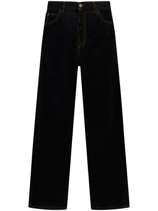 Marni Straight-leg Cotton Jeans - Black