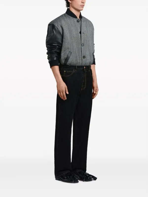 Marni Straight-leg Cotton Jeans - Black