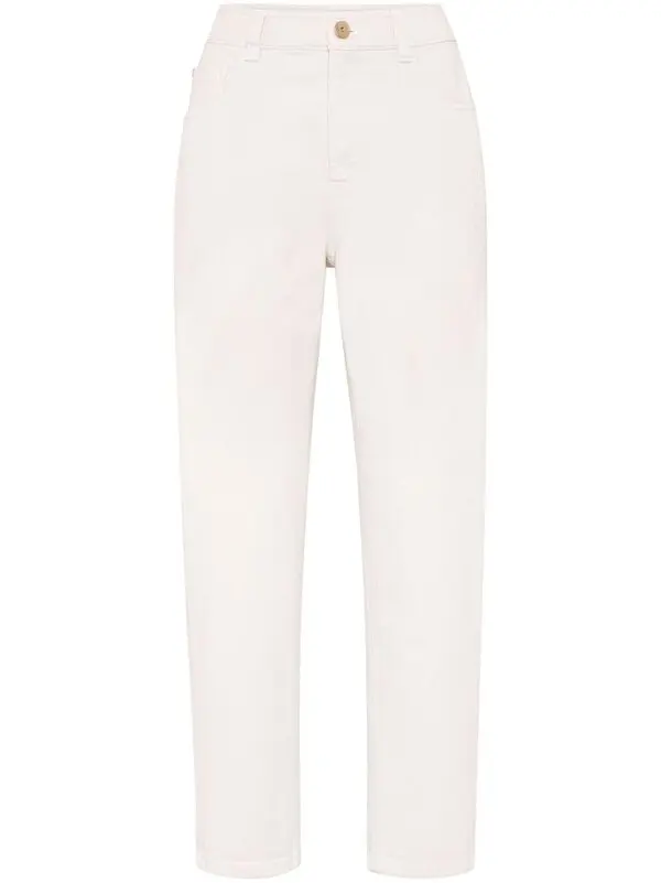 Brunello Cucinelli Monili Chain Straight-leg Jeans