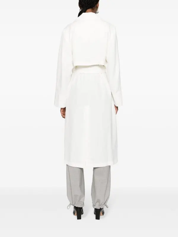 P.a.r.o.s.h Double-breasted Trench Coat - Neutrals
