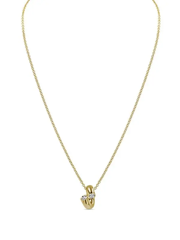 PRAGNELL 18kt Yellow Eclipse Diamond Necklace - Gold
