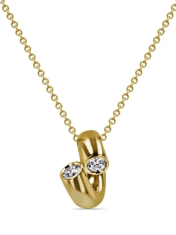 PRAGNELL 18kt Yellow Eclipse Diamond Necklace