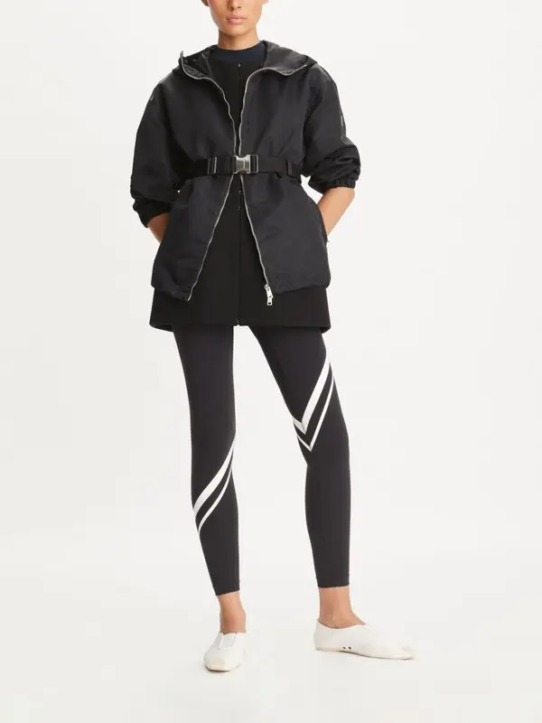 Tory Burch Logo-appliqué Hooded Jacket