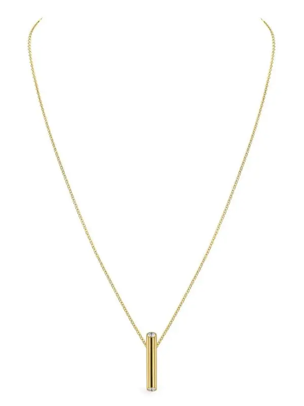 PRAGNELL 18kt Yellow Diamond Drop Necklace - Gold