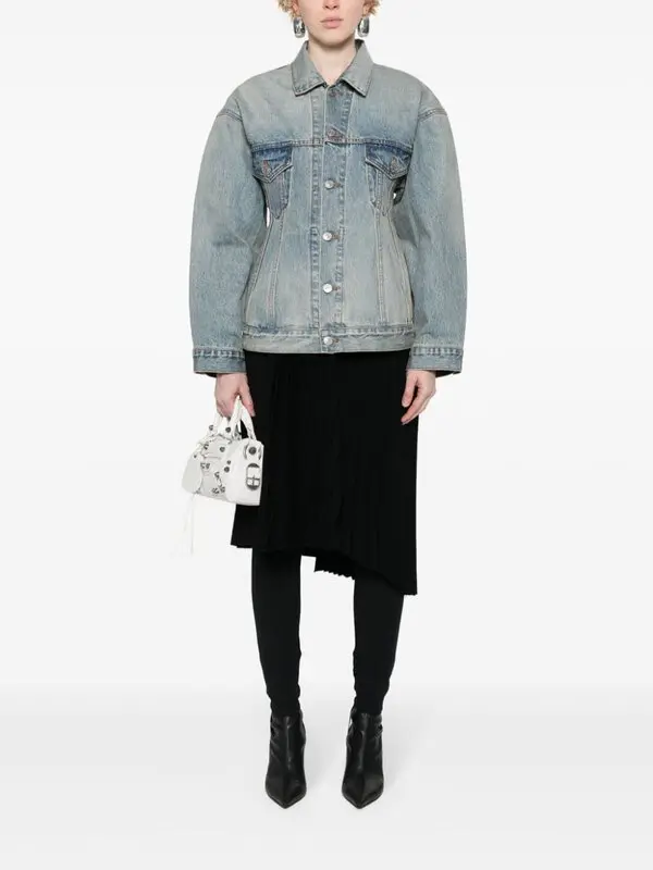 Balenciaga Hourglass Denim Jacket